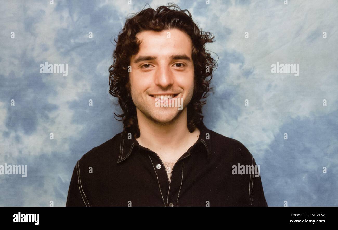 Retro celebrity portraits - David Krumholtz, at a press conference ...