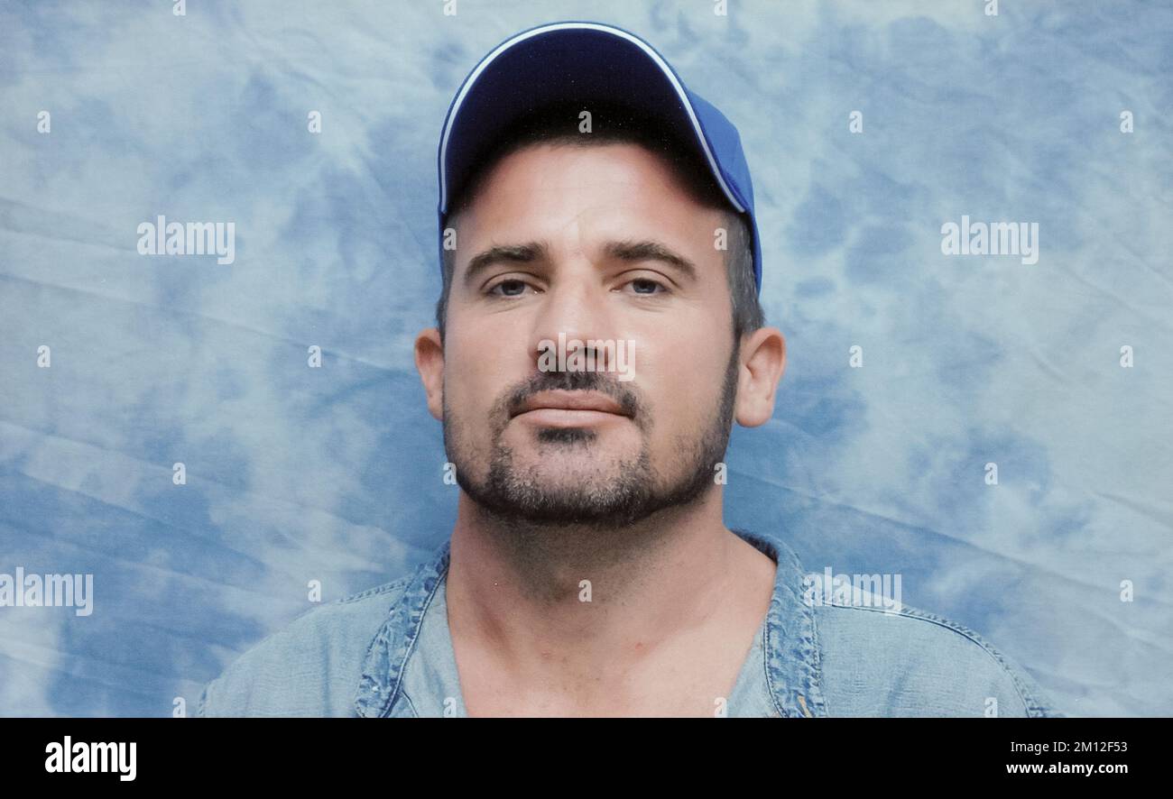 Retro celebrity portraits - Dominic Purcell, at a press conference ...