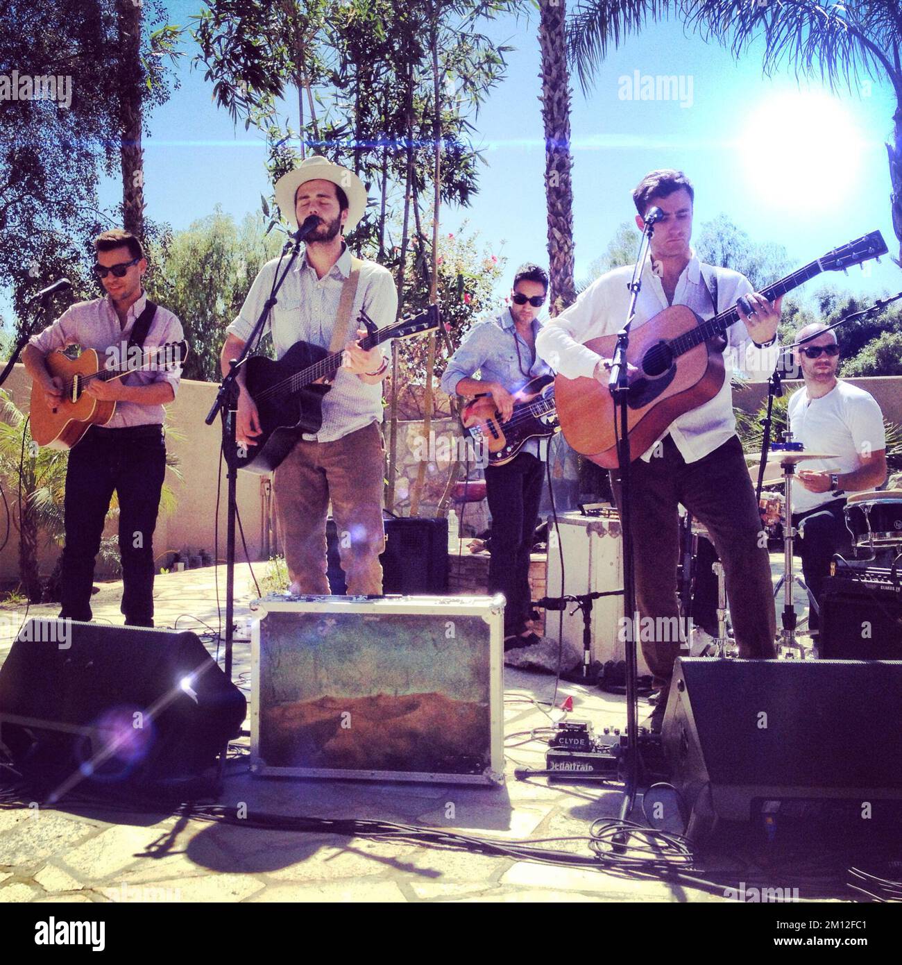 Lord Huron in concert Stock Photo - Alamy