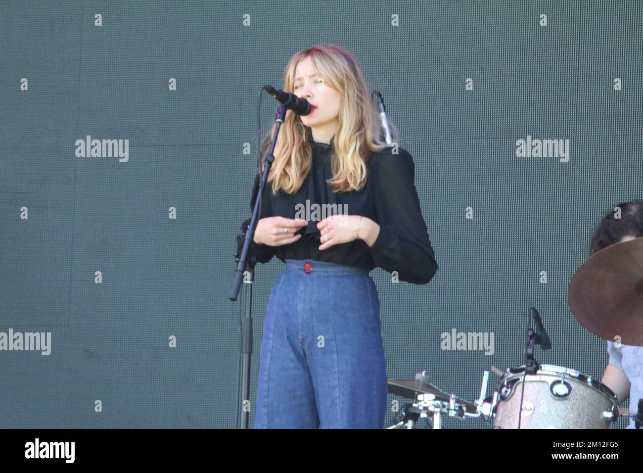 Boston Calling - Alexandra Savior in concert Stock Photo - Alamy