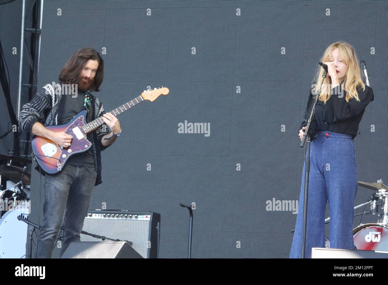 Boston Calling - Alexandra Savior in concert Stock Photo - Alamy