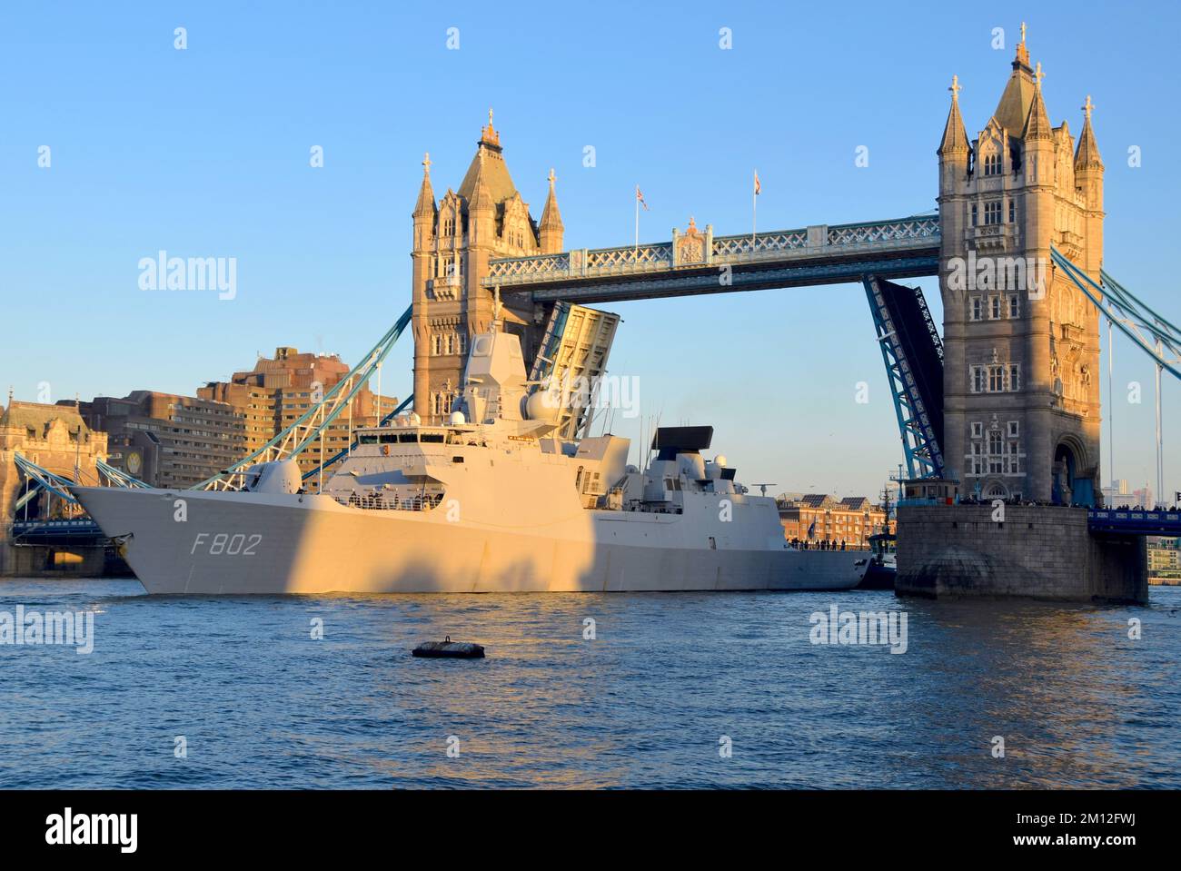 Royal Netherlands Navy warship HNLMS De Zeven Provinciën paid a visit ...