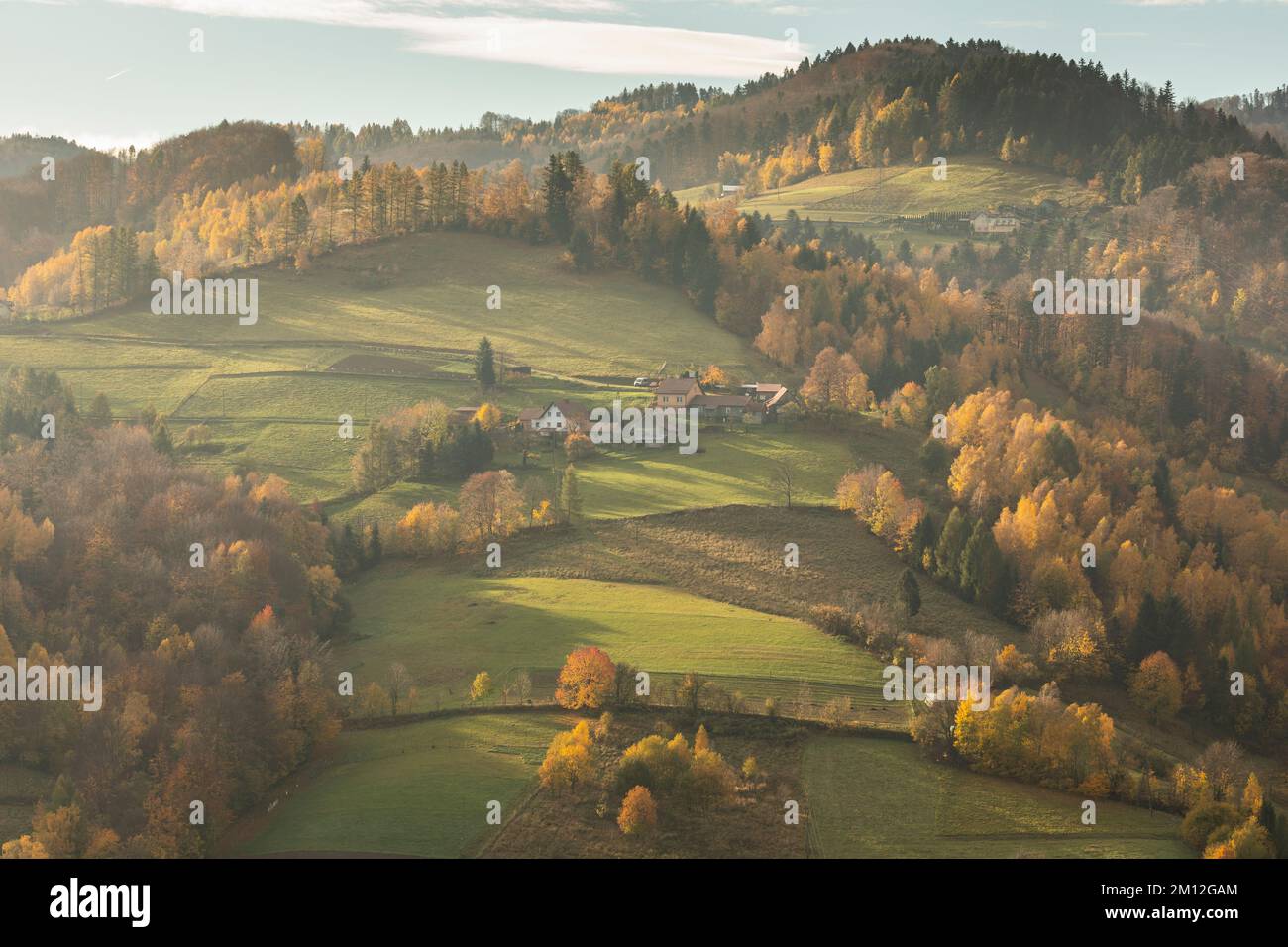Europe, Poland, Lesser Poland, View point in Rytro Stock Photo - Alamy