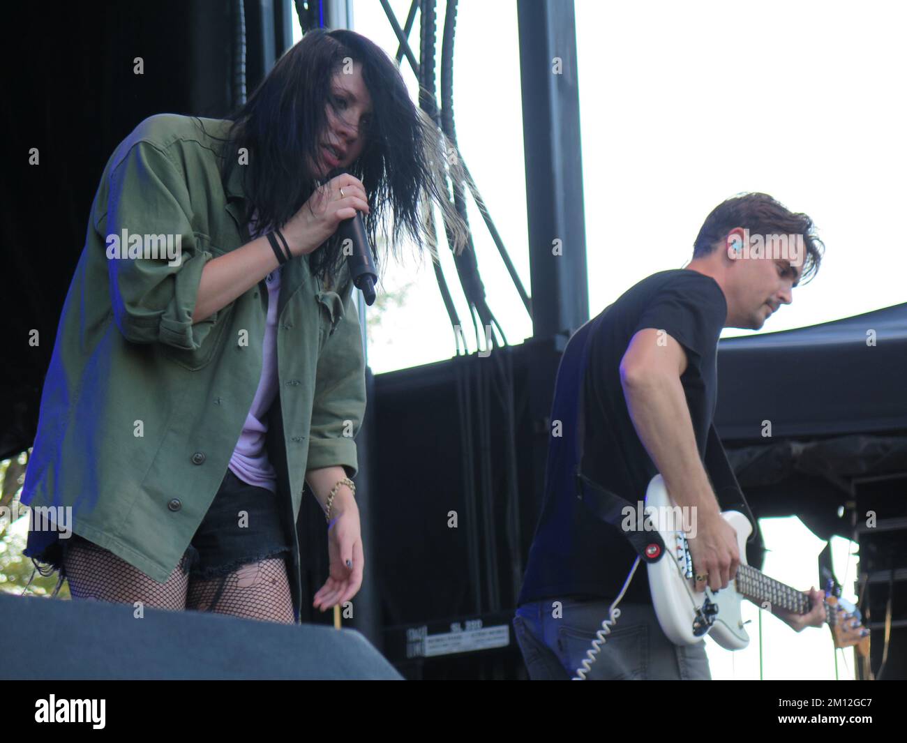 Cayuga South Festival - K Flay in concert Stock Photo - Alamy