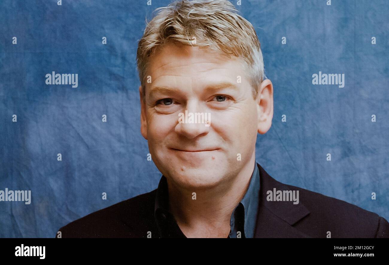 Retro celebrity portraits - Kenneth Branagh, at a press conference ...