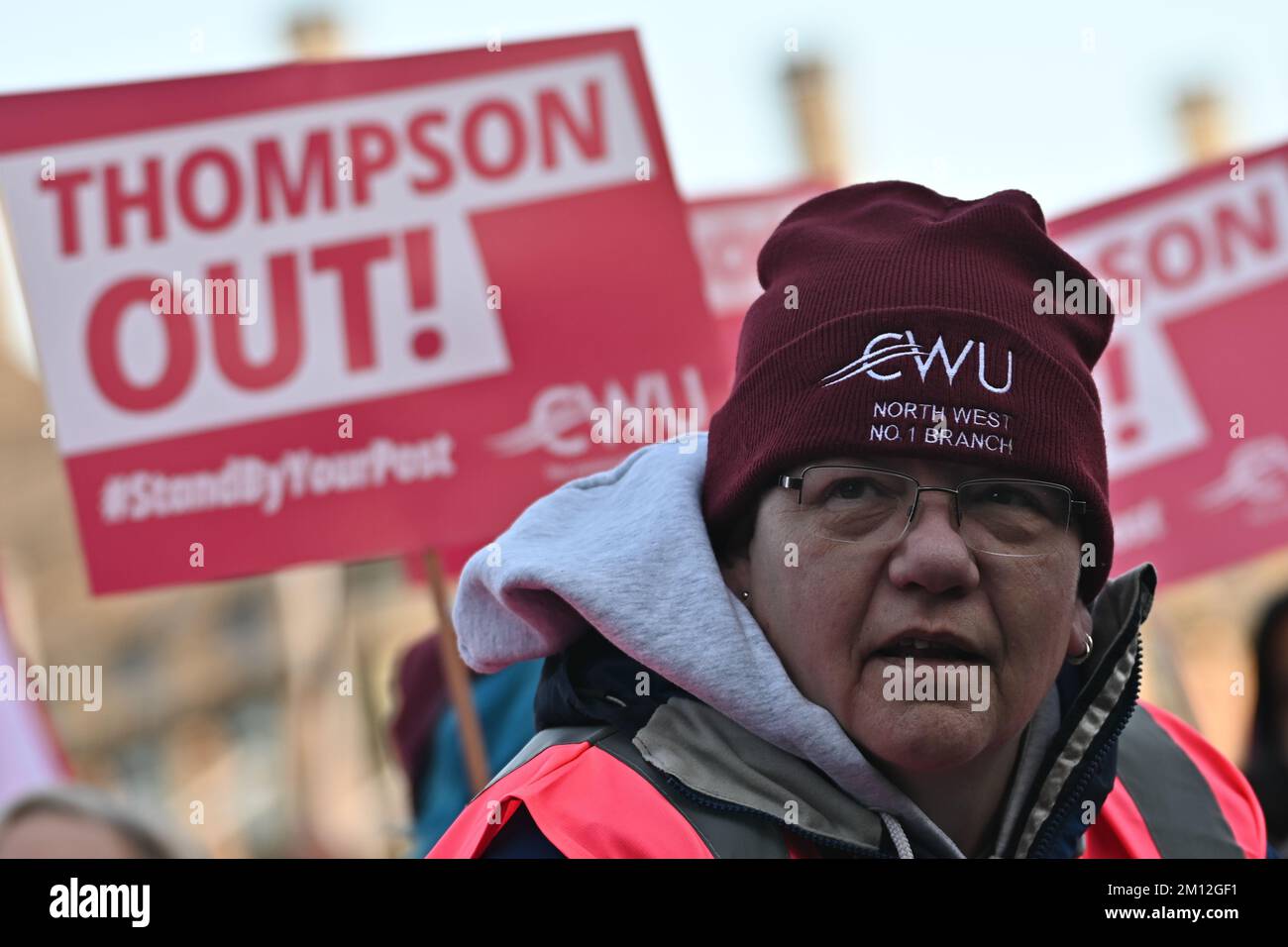 London, UK. 9th December 2022. Thousands members of the Communications ...