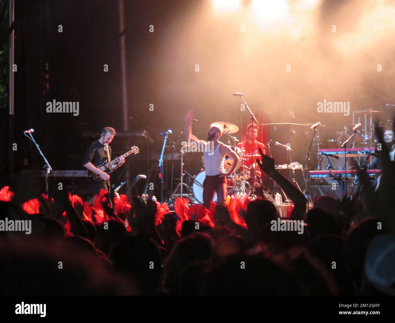 Cayuga South Festival - X Ambassadors in concert Stock Photo - Alamy