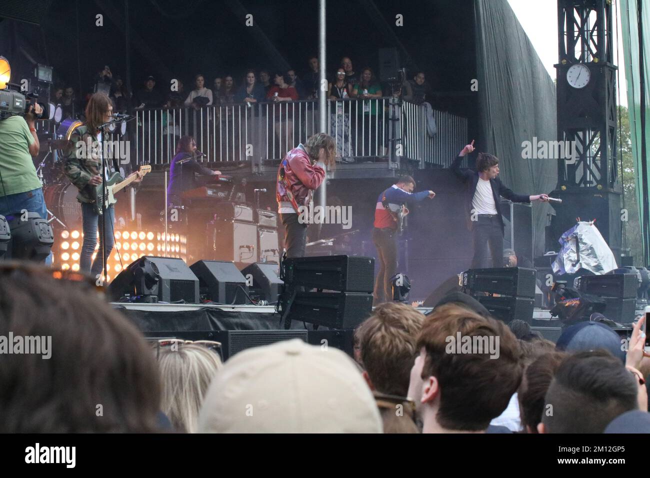 Boston Calling - Cage The Elephant in concert Stock Photo - Alamy