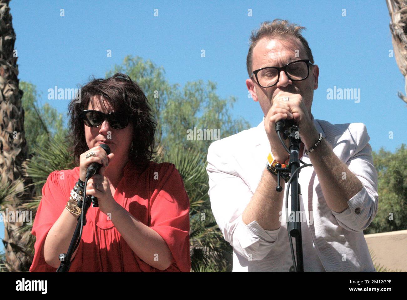 Stars in concert Stock Photo - Alamy