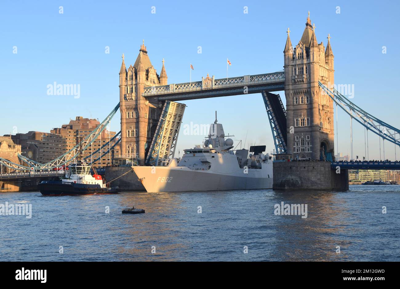 Royal Netherlands Navy warship HNLMS De Zeven Provinciën paid a visit ...