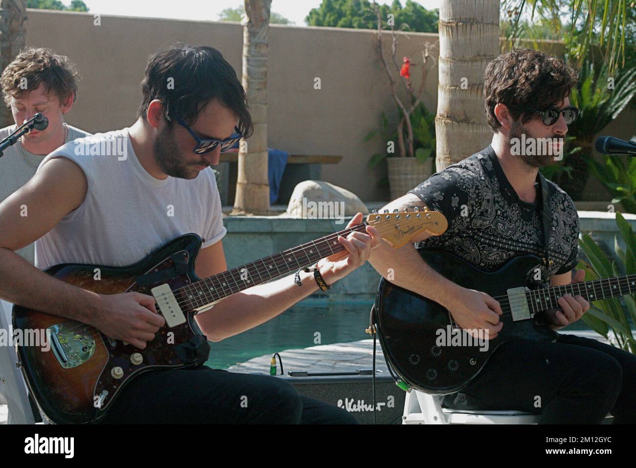 Foals in concert Stock Photo - Alamy