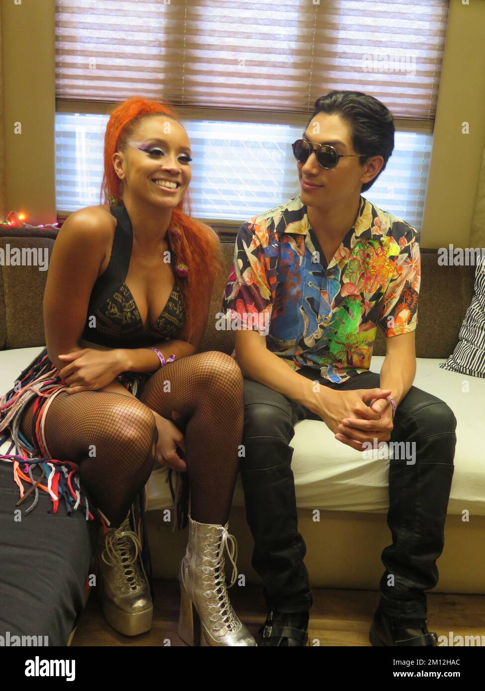 Coachella - Lion Babe - Interview Stock Photo - Alamy