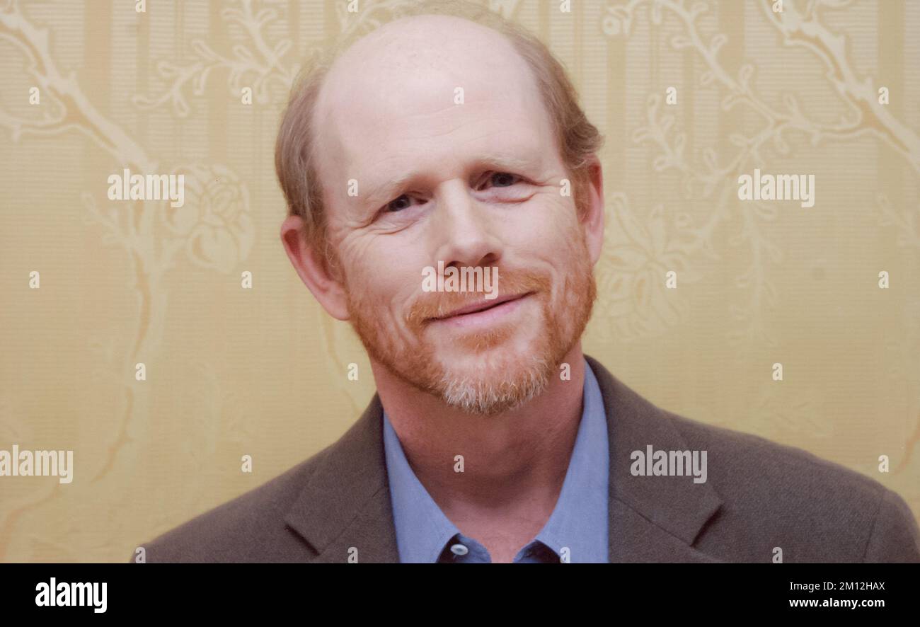 Retro celebrity portraits - Ron Howard, at a press conference event ...