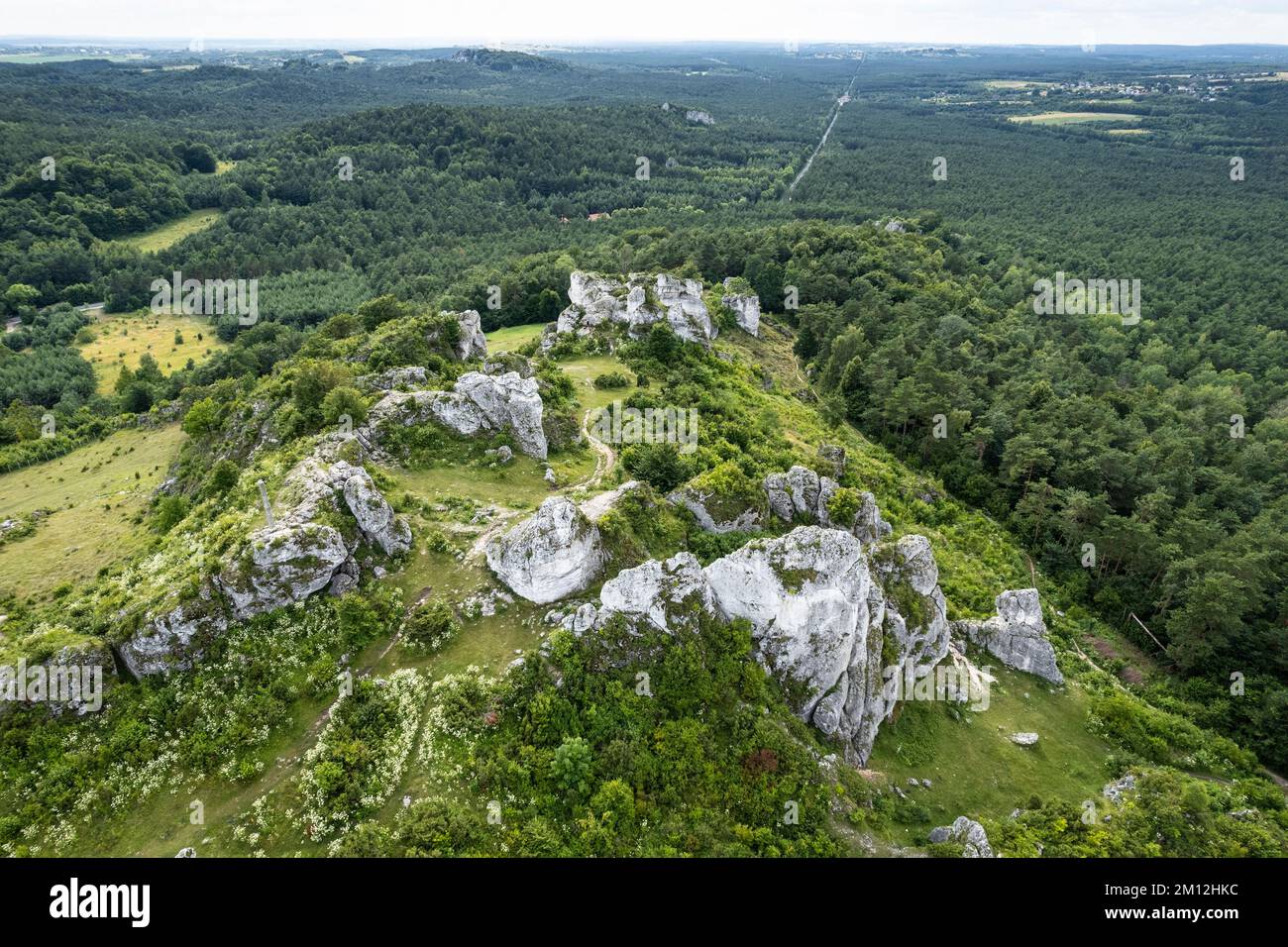 Europe, Poland, Silesia, Krakow-Czestochowa Upland / Polish Jurassic ...