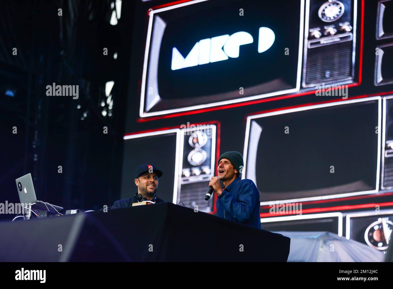 Boston Calling - Mike D in concert Stock Photo - Alamy