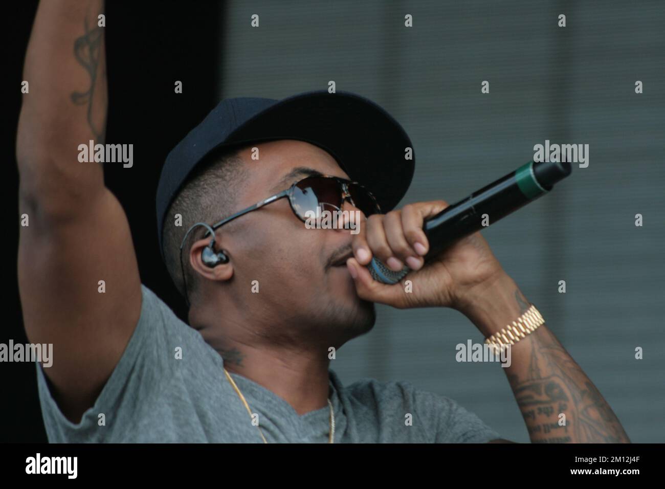 The Bonnaroo Music and Arts Festival - NAS in concert Stock Photo - Alamy