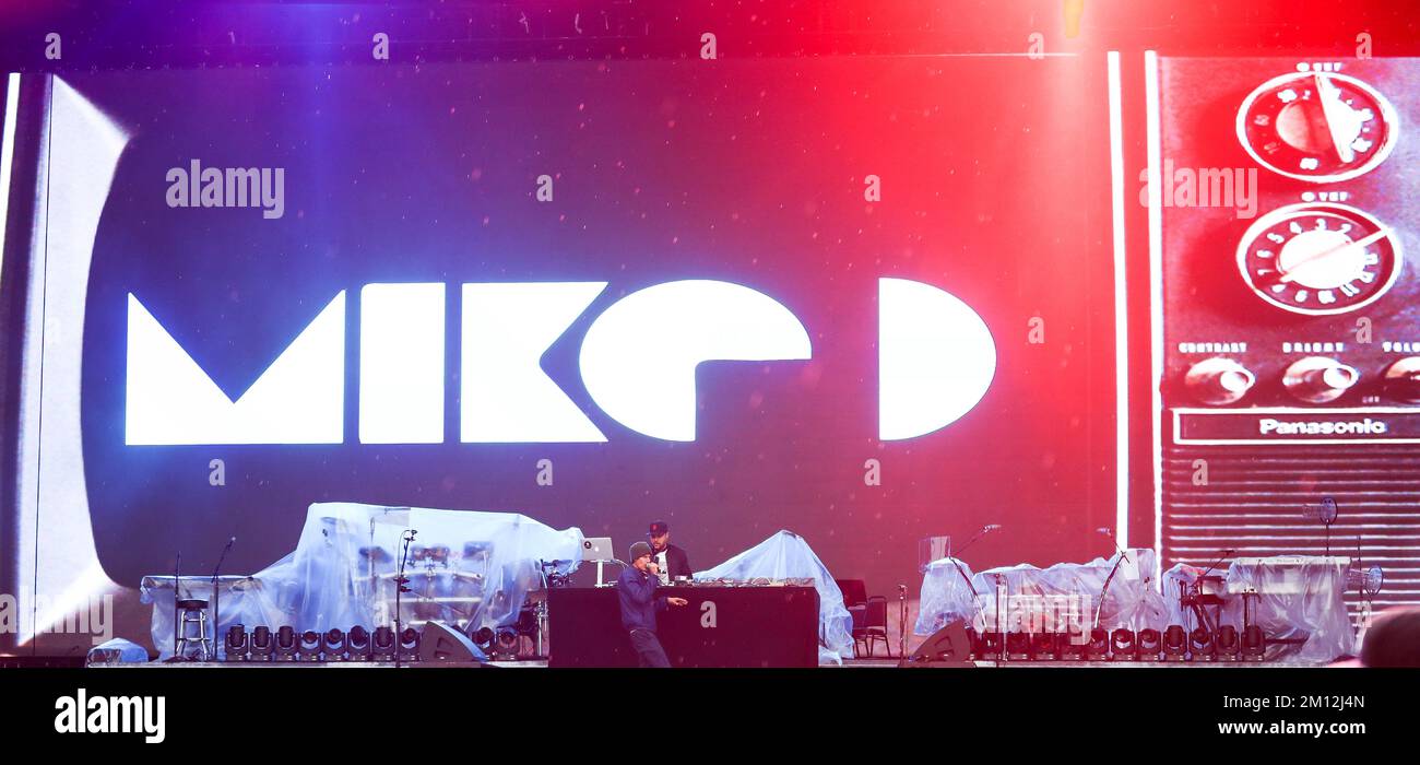 Boston Calling - Mike D in concert Stock Photo - Alamy