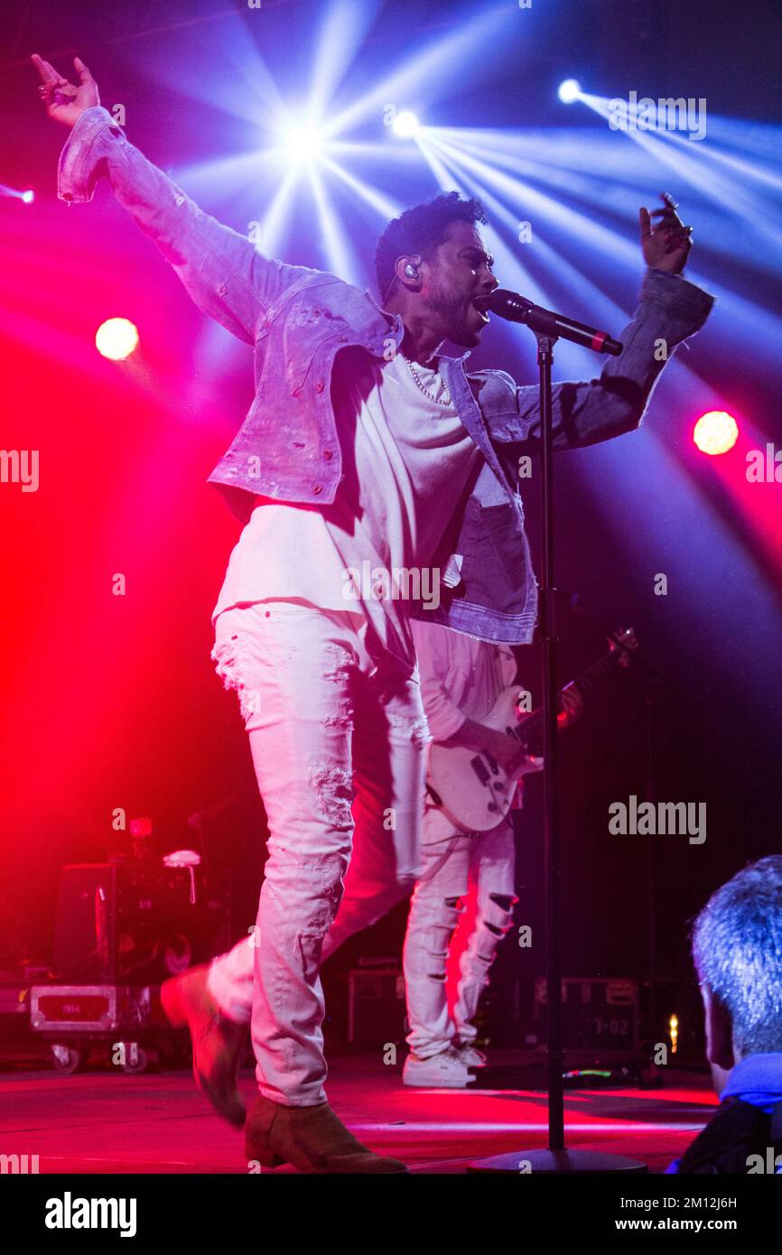 The Bonnaroo Music and Arts Festival - Miguel in concert Stock Photo ...