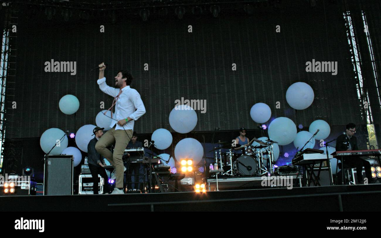 The Bonnaroo Music and Arts Festival - Passion Pit in concert Stock ...