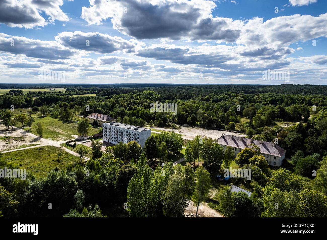 Pojezierze drawskie ghost town klomino westfalenhof hi-res stock ...