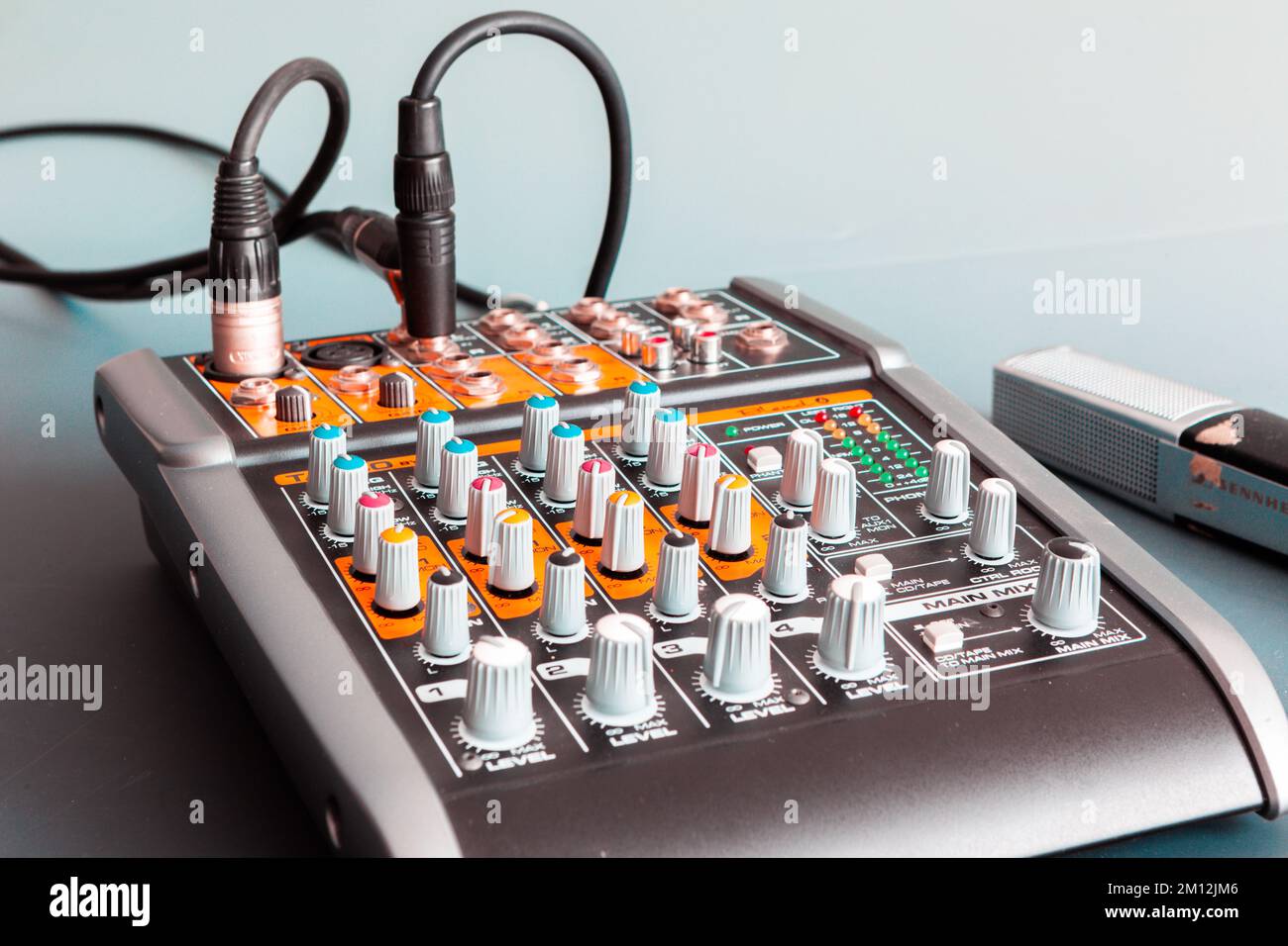 analog mixing pult for music Stock Photo - Alamy