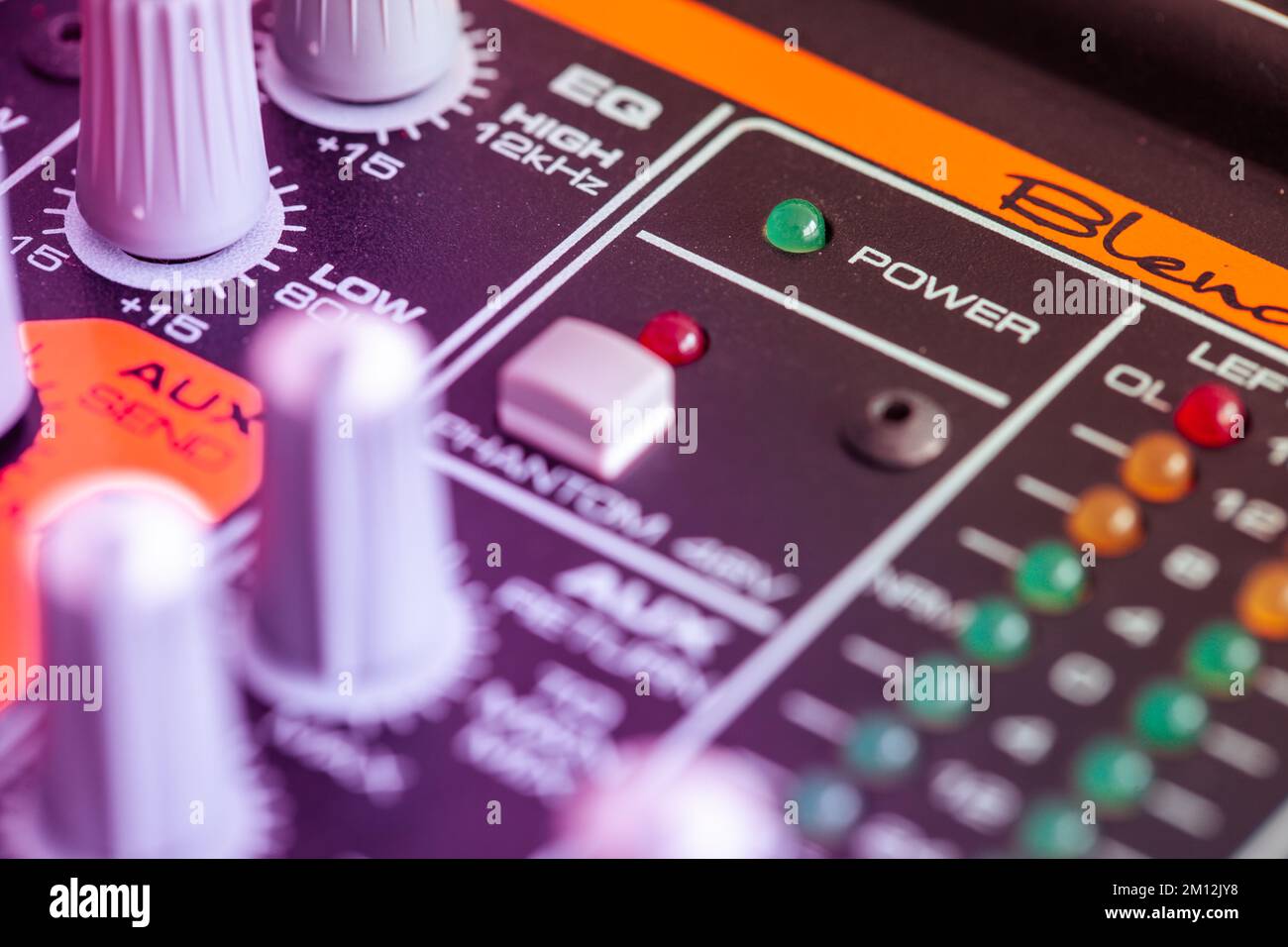 analog mixing pult for music Stock Photo - Alamy