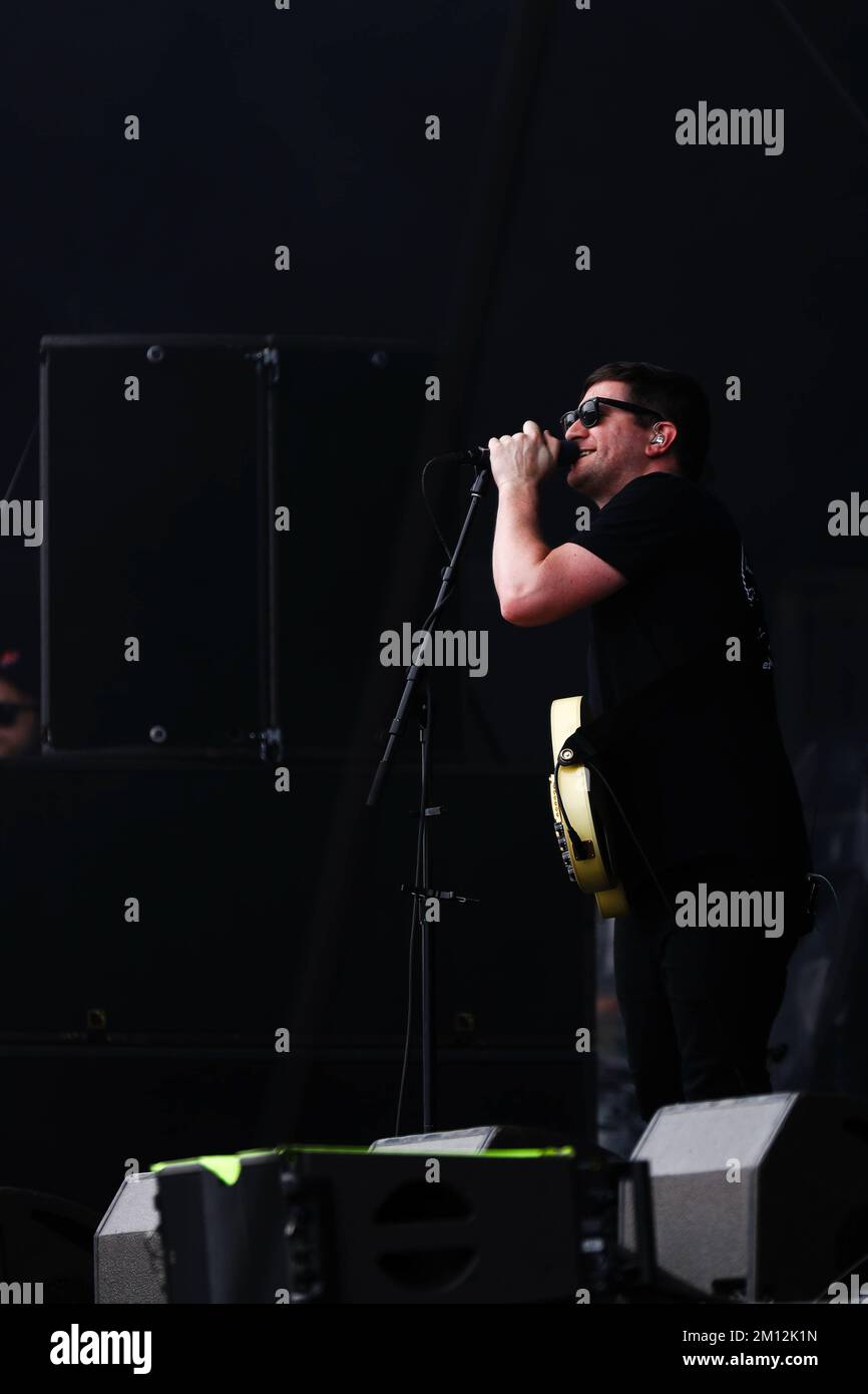 Boston Calling - The Menzingers in concert Stock Photo - Alamy