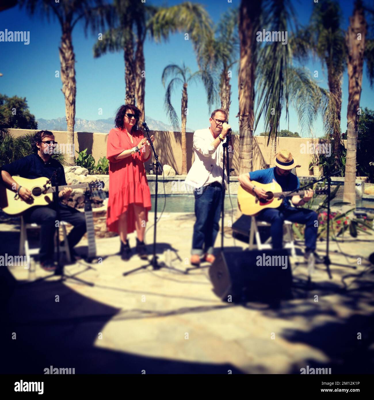 Stars in concert Stock Photo - Alamy