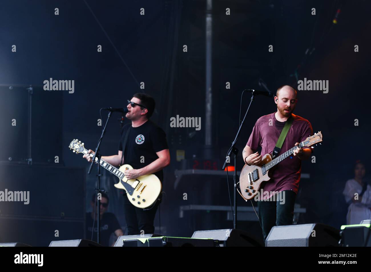 Boston Calling - The Menzingers in concert Stock Photo - Alamy