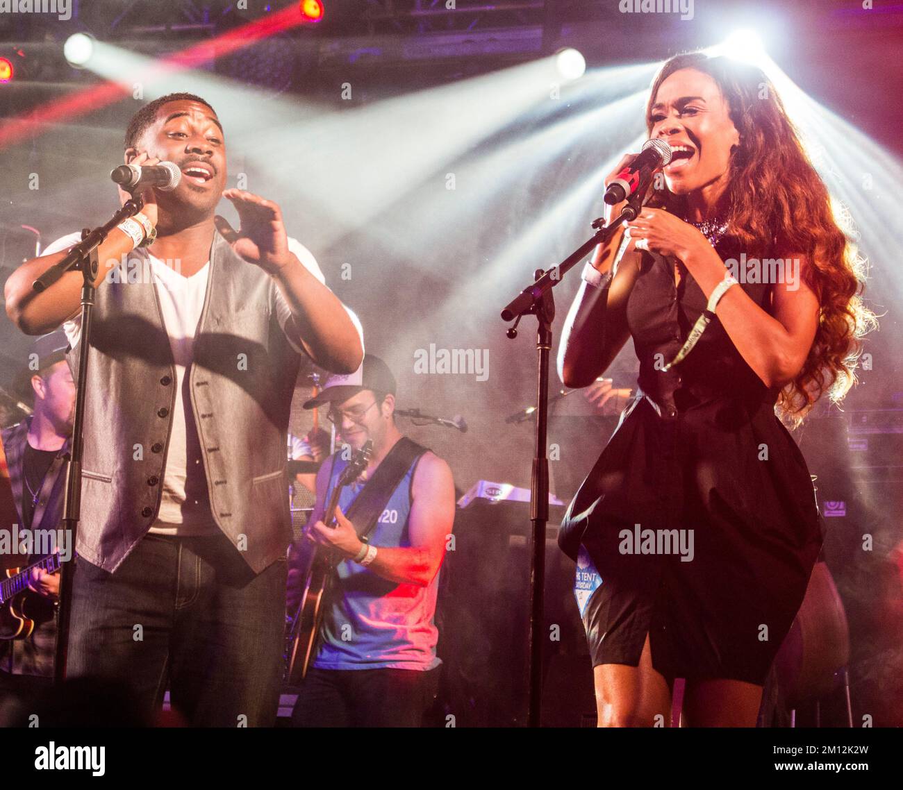 The Bonnaroo Music and Arts Festival - Superjam in concert Stock Photo ...