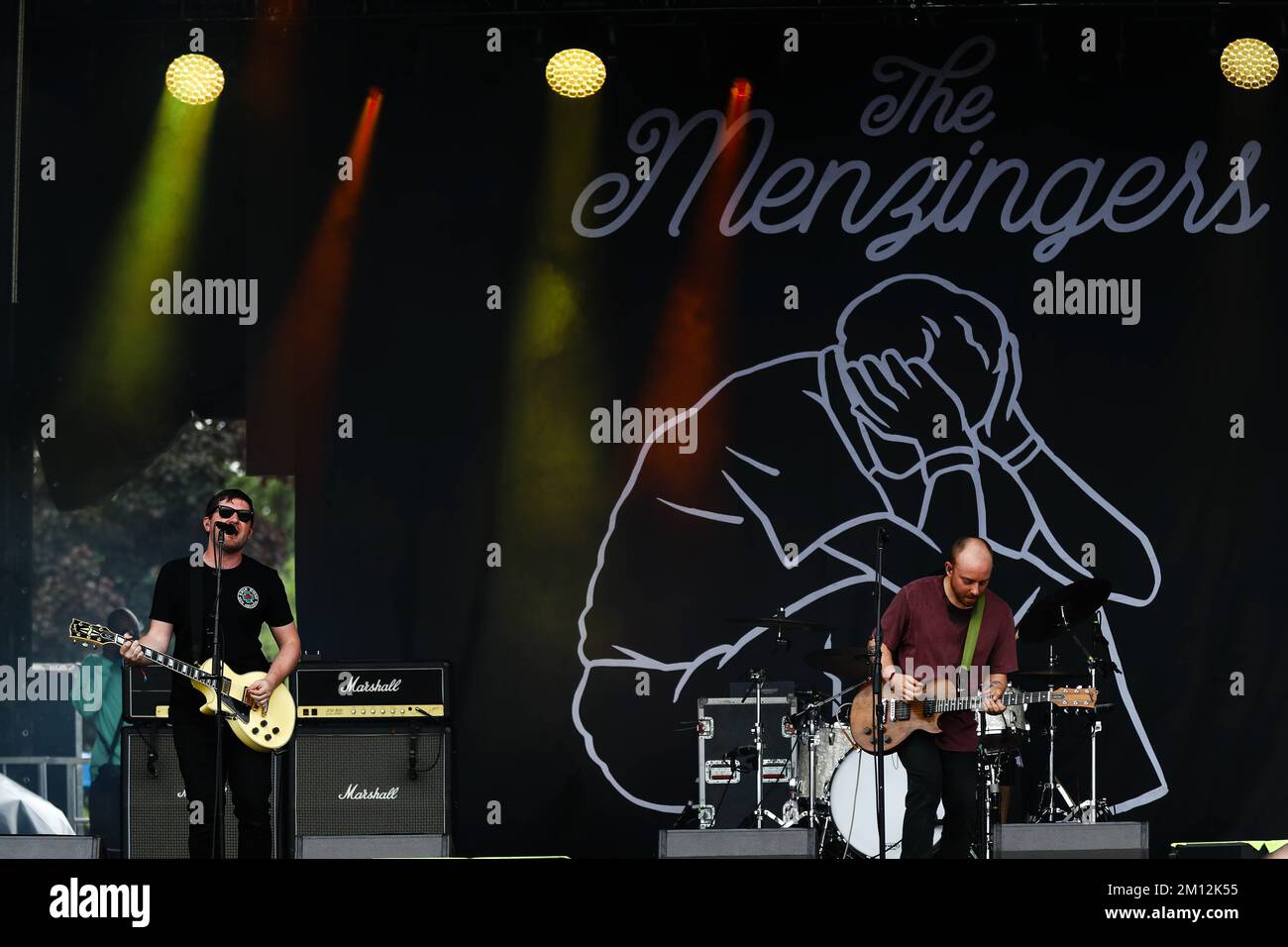 Boston Calling - The Menzingers in concert Stock Photo - Alamy