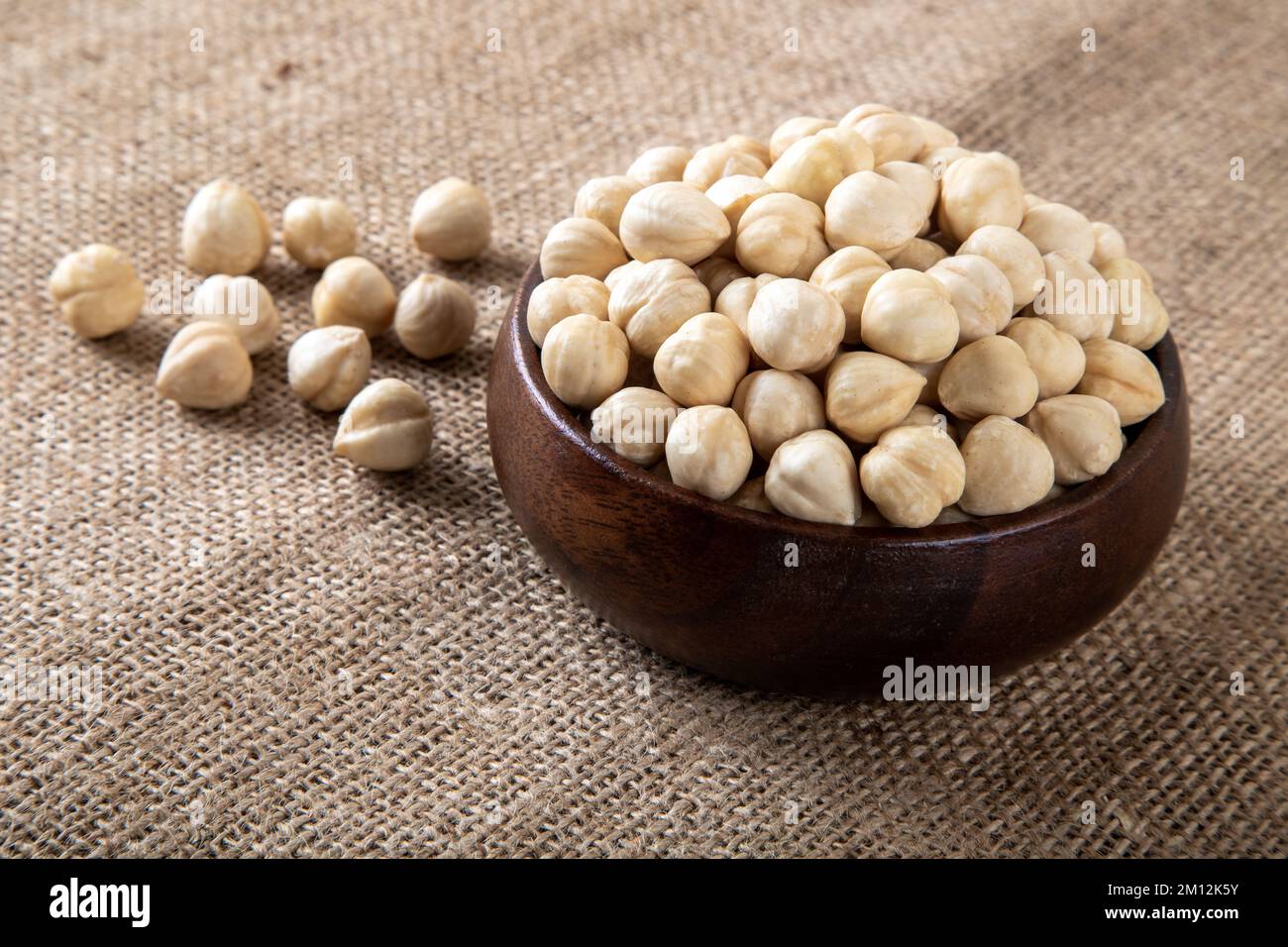 Overhead shot roasted hazelnuts hi-res stock photography and images - Alamy
