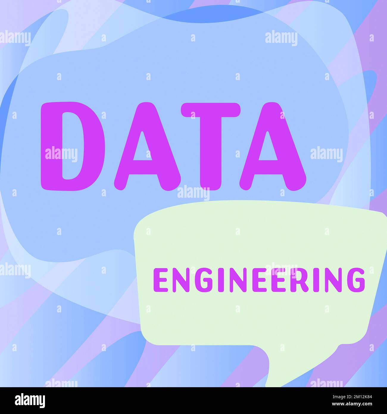 Hand writing sign Data Engineering. Word Written on data science that ...