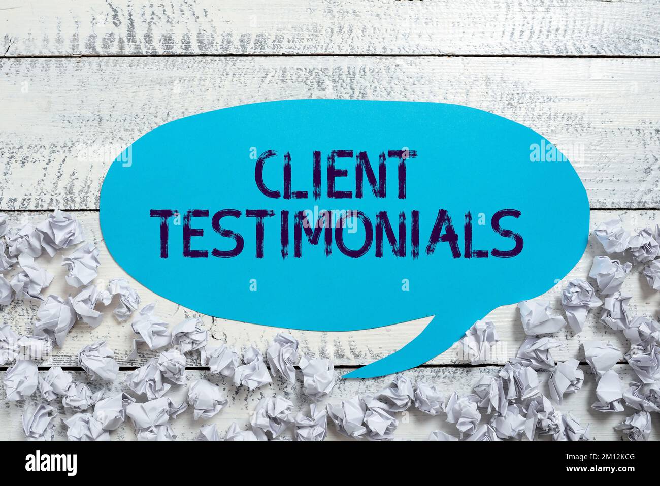 Conceptual caption Client Testimonials. Business approach Written ...