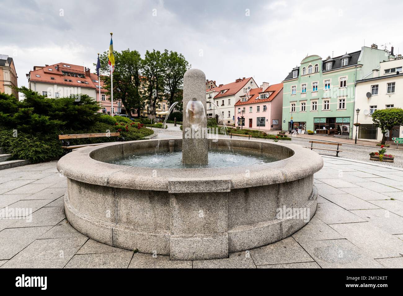 Europe, Poland, Lower Silesian, Duszniki Zdroj / Bad Reinerz Stock ...