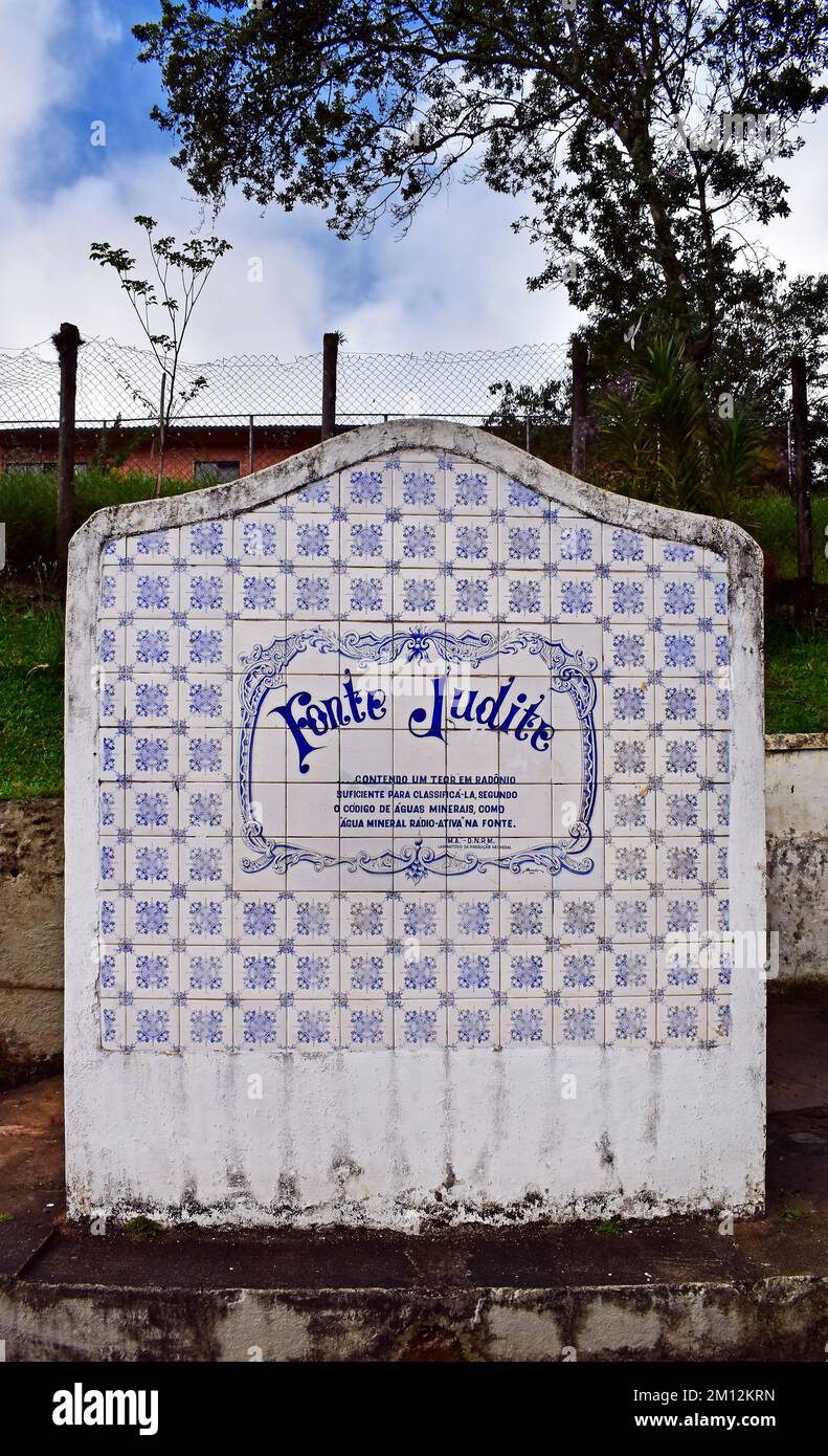 TERESOPOLIS, RIO DE JANEIRO, BRAZIL - October 26, 2022: Judite Fountain ...