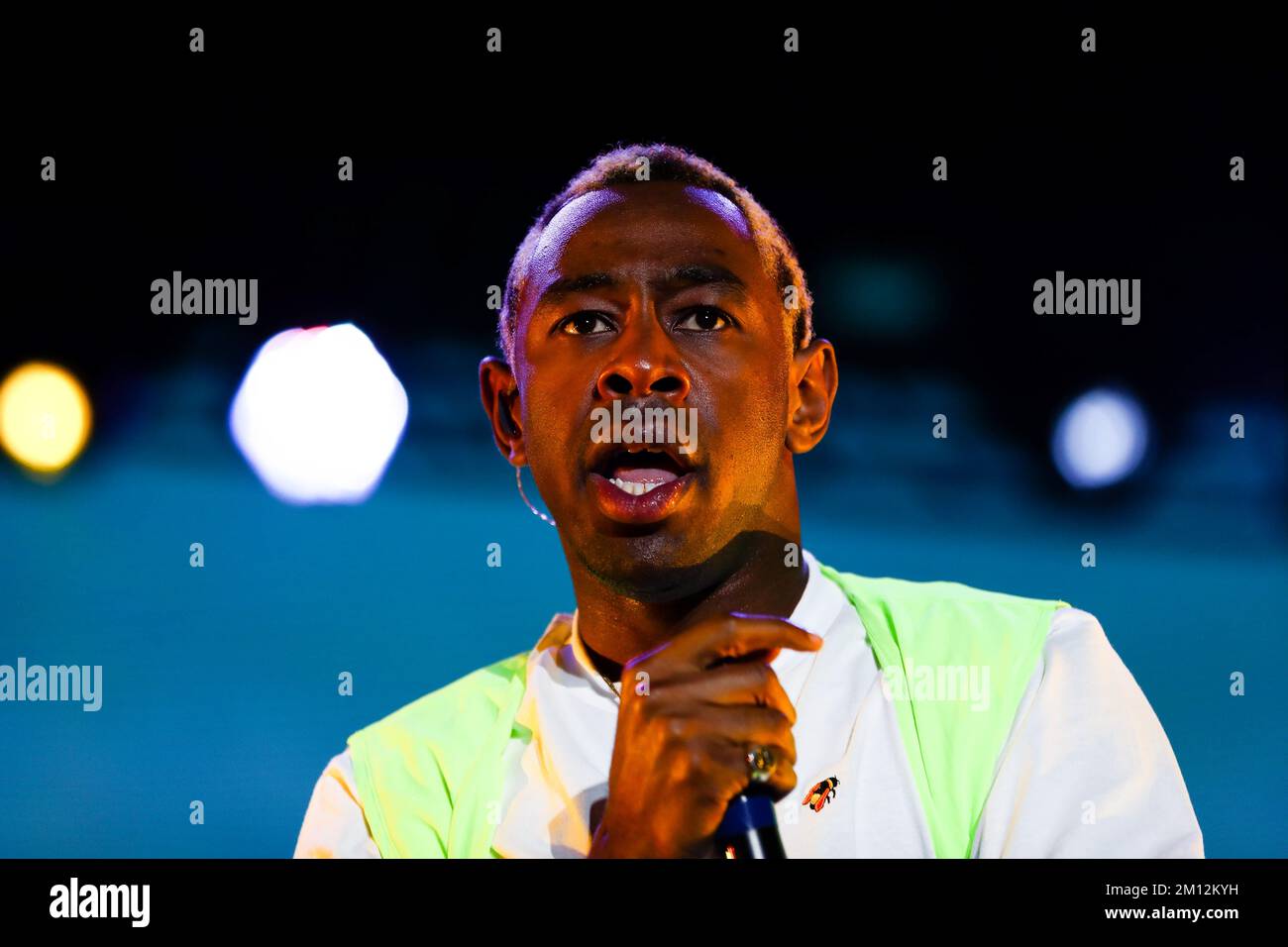 Boston Calling - Tyler The Creator in concert Stock Photo - Alamy