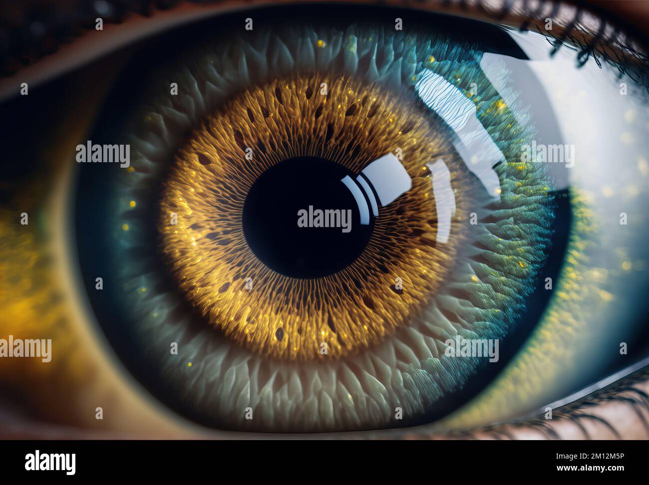 Human eye iris blue hi-res stock photography and images - Alamy