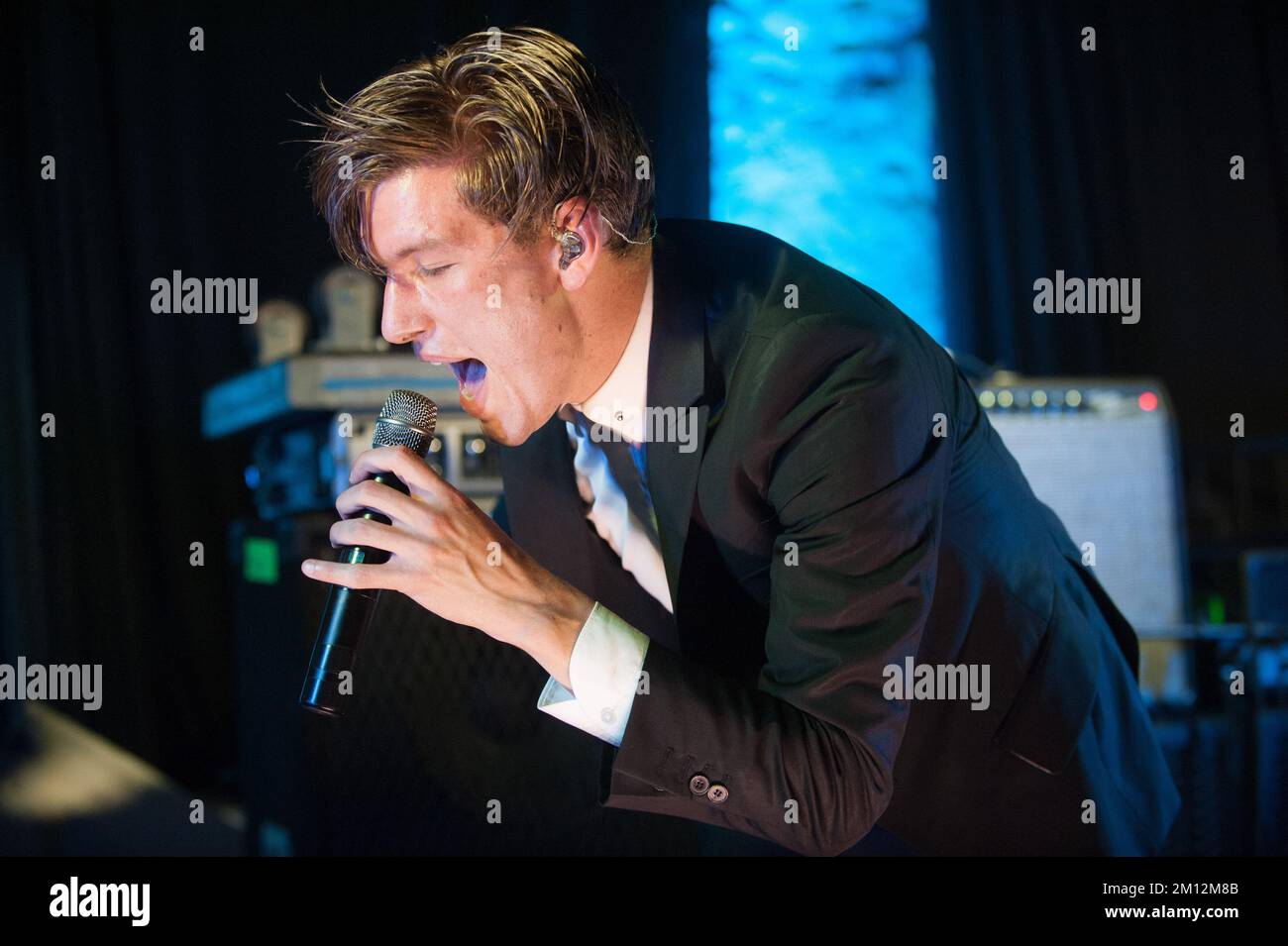 SXSW - Willy Moon in concert Stock Photo - Alamy