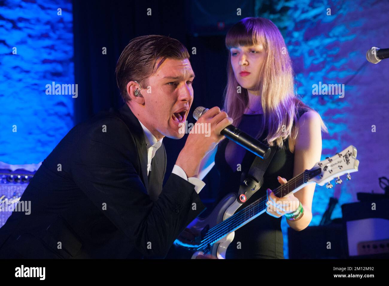 SXSW - Willy Moon in concert Stock Photo - Alamy
