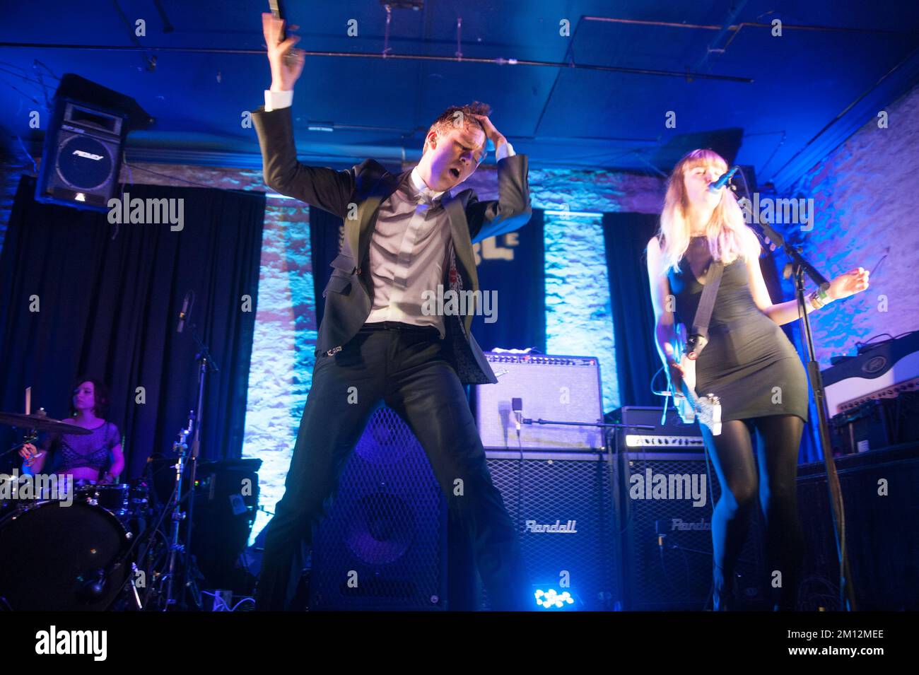 SXSW - Willy Moon in concert Stock Photo - Alamy