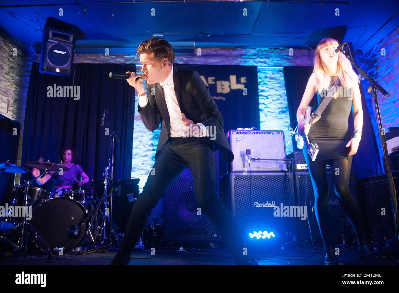 SXSW - Willy Moon in concert Stock Photo - Alamy