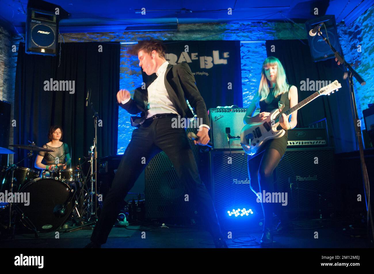 SXSW - Willy Moon in concert Stock Photo - Alamy