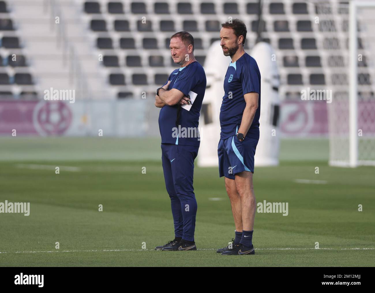 December 9, 2022, Rome, Qatar: Assistant-coach of England Steve Holland ...