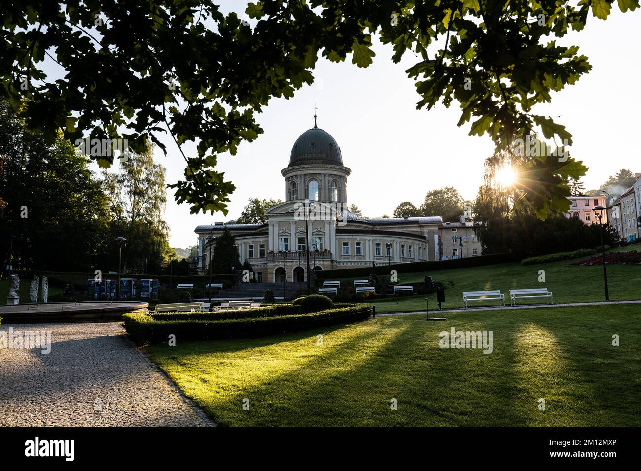 Europe, Poland, Lower Silesian, Ladek Zdroj / Bad Landeck Stock Photo ...