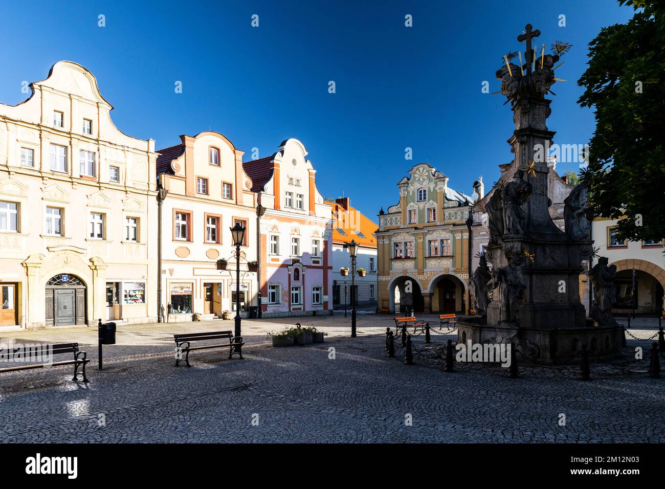 Europe, Poland, Lower Silesian, Ladek Zdroj / Bad Landeck Stock Photo ...