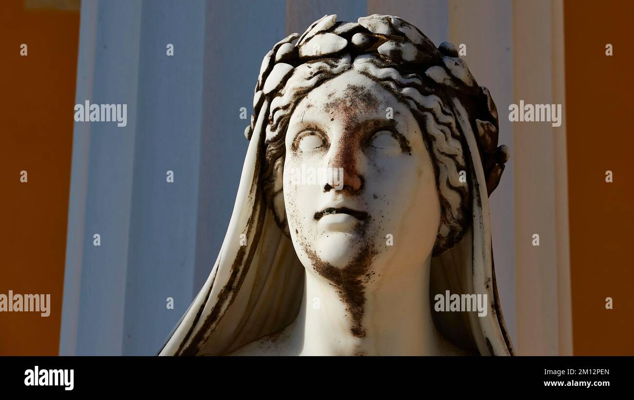 Achilleion, residence of Empress Sissi, completed in 1889, architecture ...