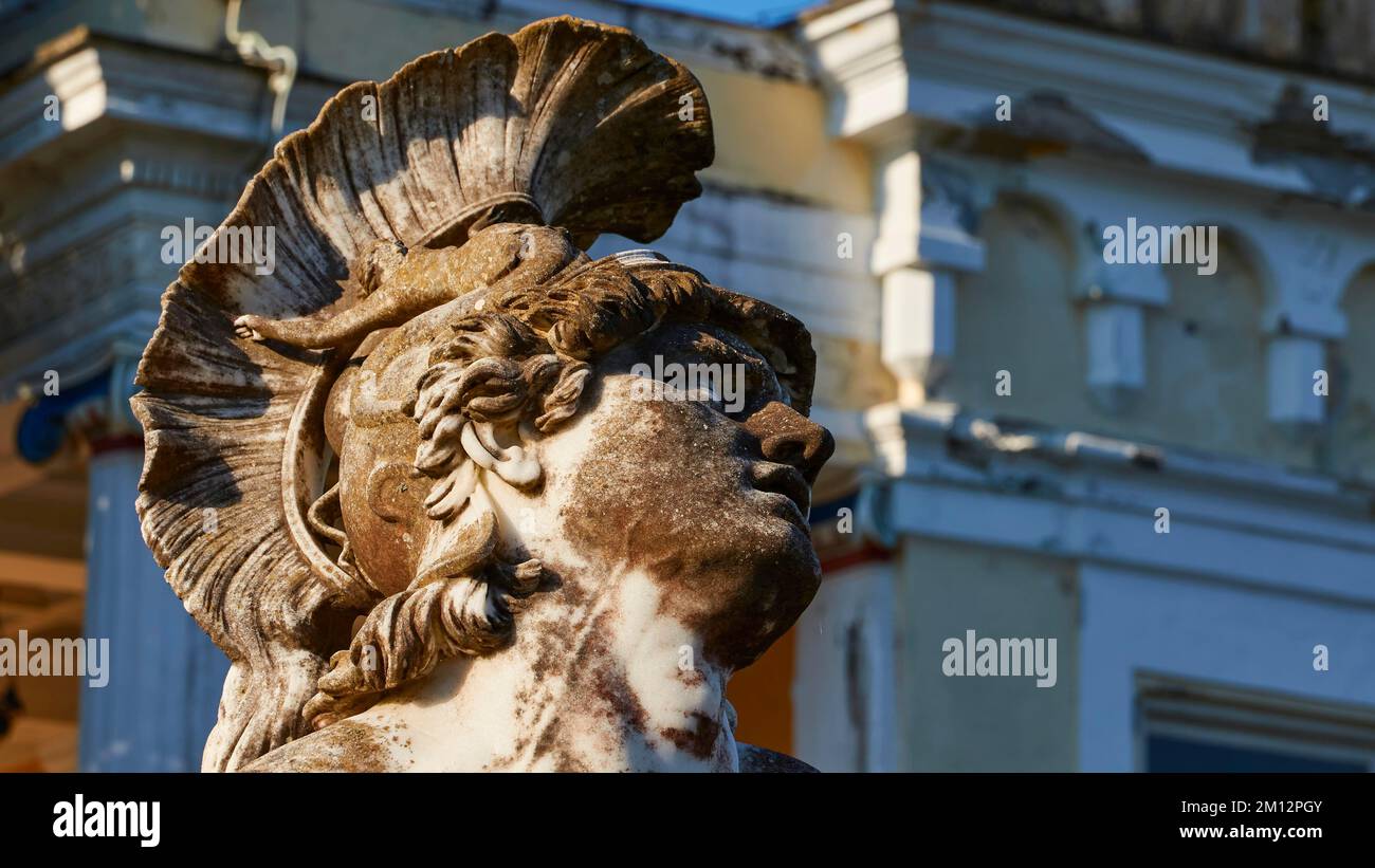Achilleion, residence of Empress Sissi, completed in 1889, architecture ...