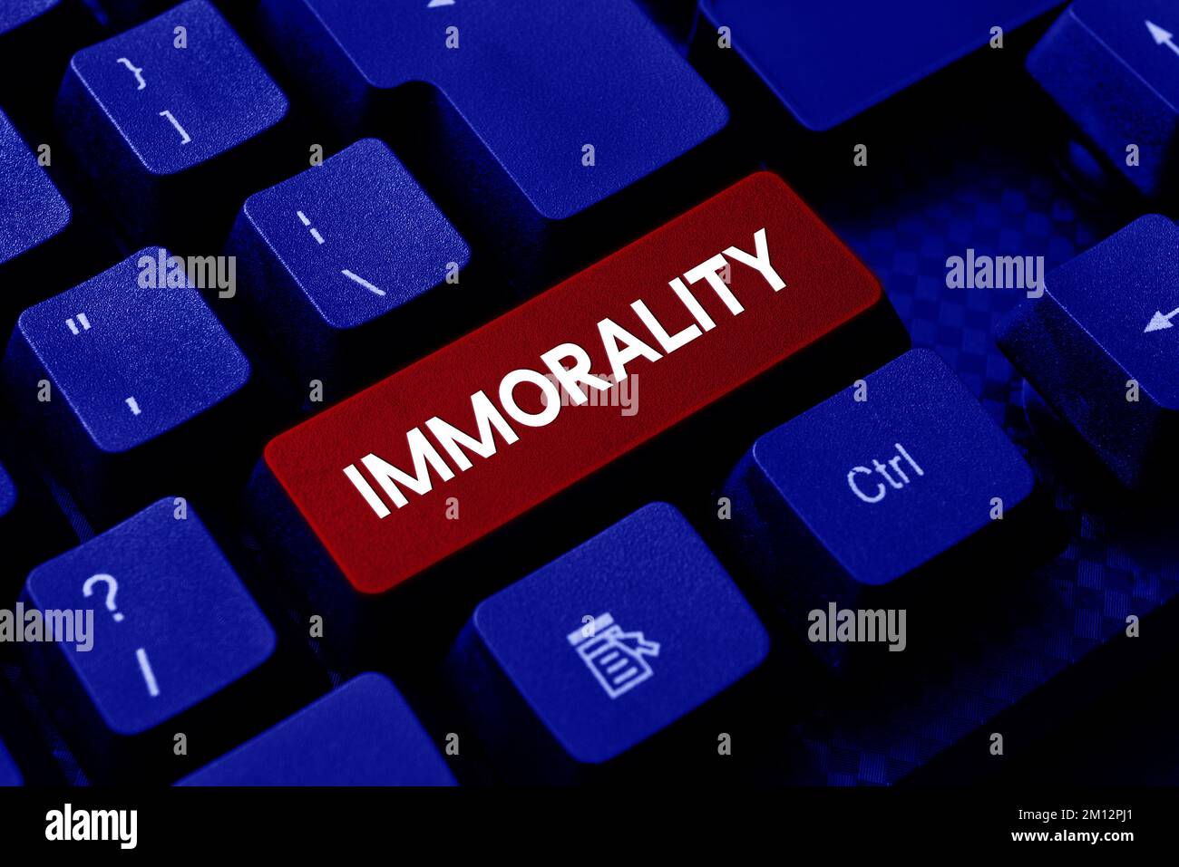 Inspiration showing sign Immorality. Business concept the state or ...