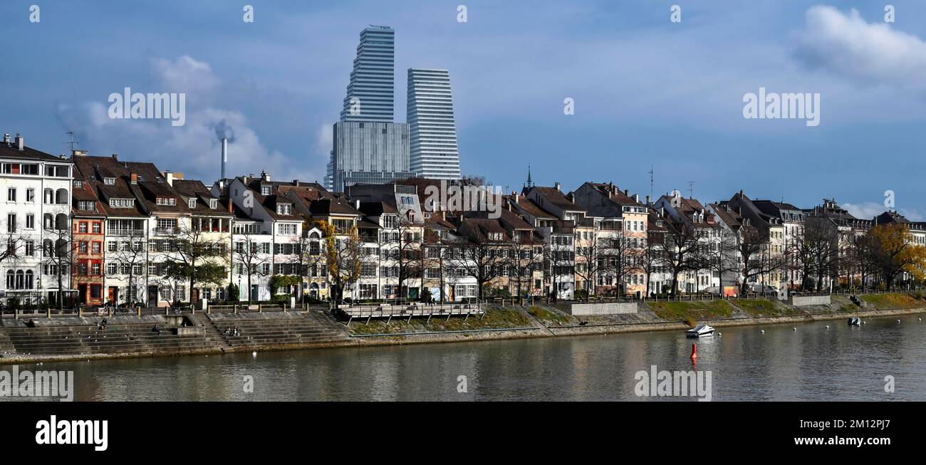 Roche tower basel hi-res stock photography and images - Alamy